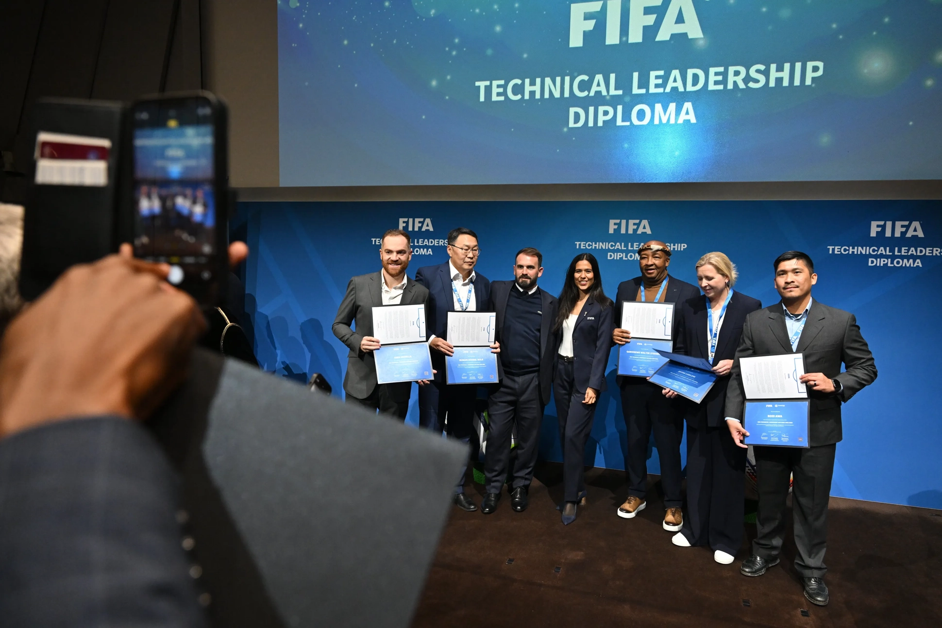 Gianni Infantino congratulates first graduates of FIFA Technical ...
