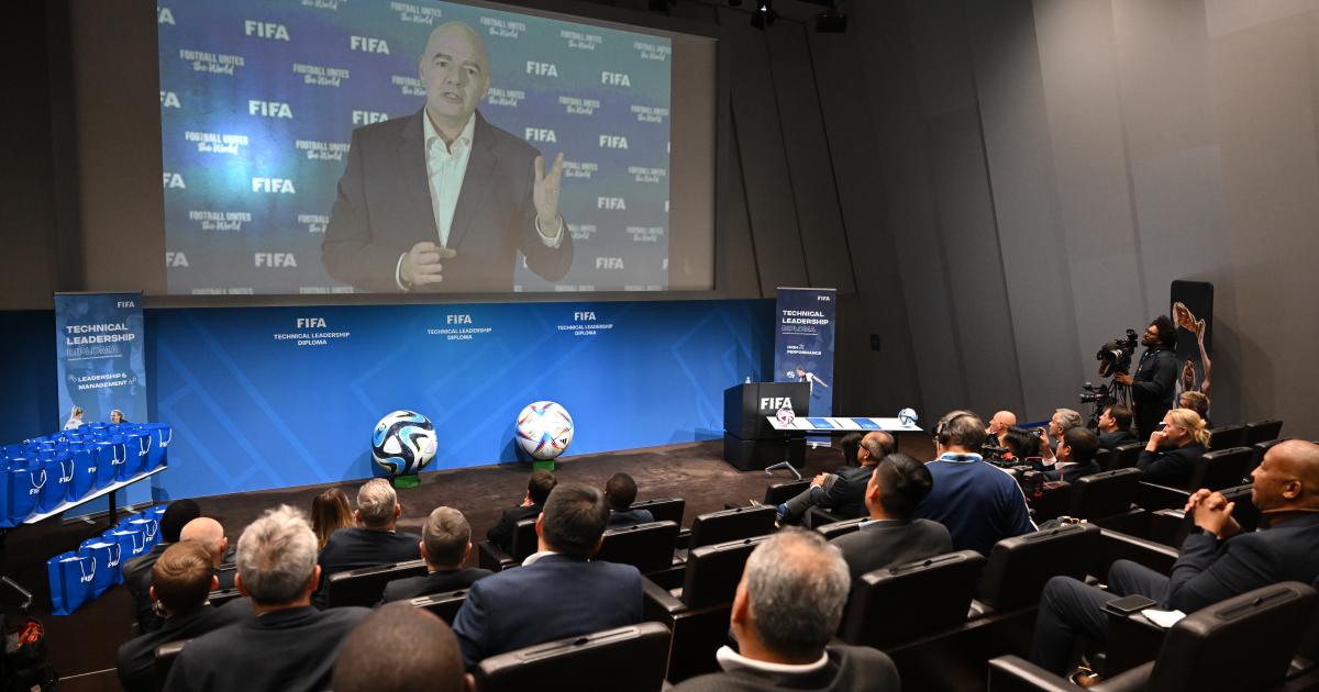 Gianni Infantino congratulates first graduates of FIFA Technical ...